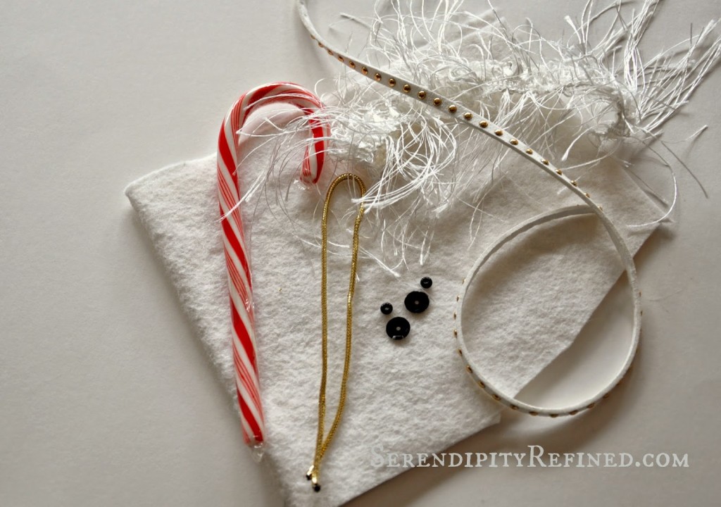 Make This Super Cute Candy Cane Horse Head Ornament! No Sewing ...